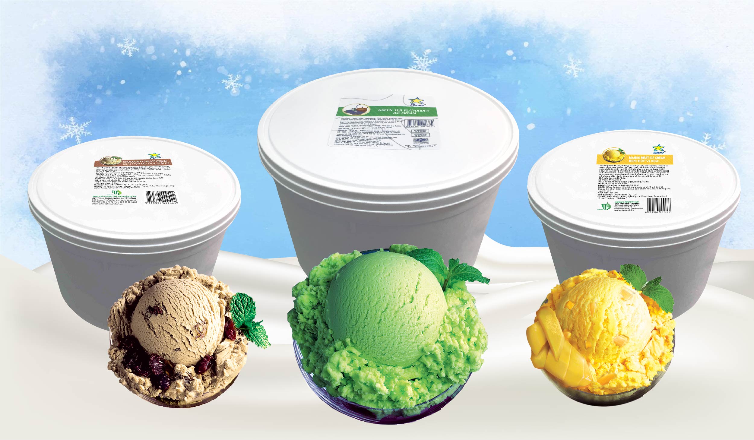 Đập tan cơn nóng mùa hè với 3 vị kem Cremo Thái Lan siêu hot 2024