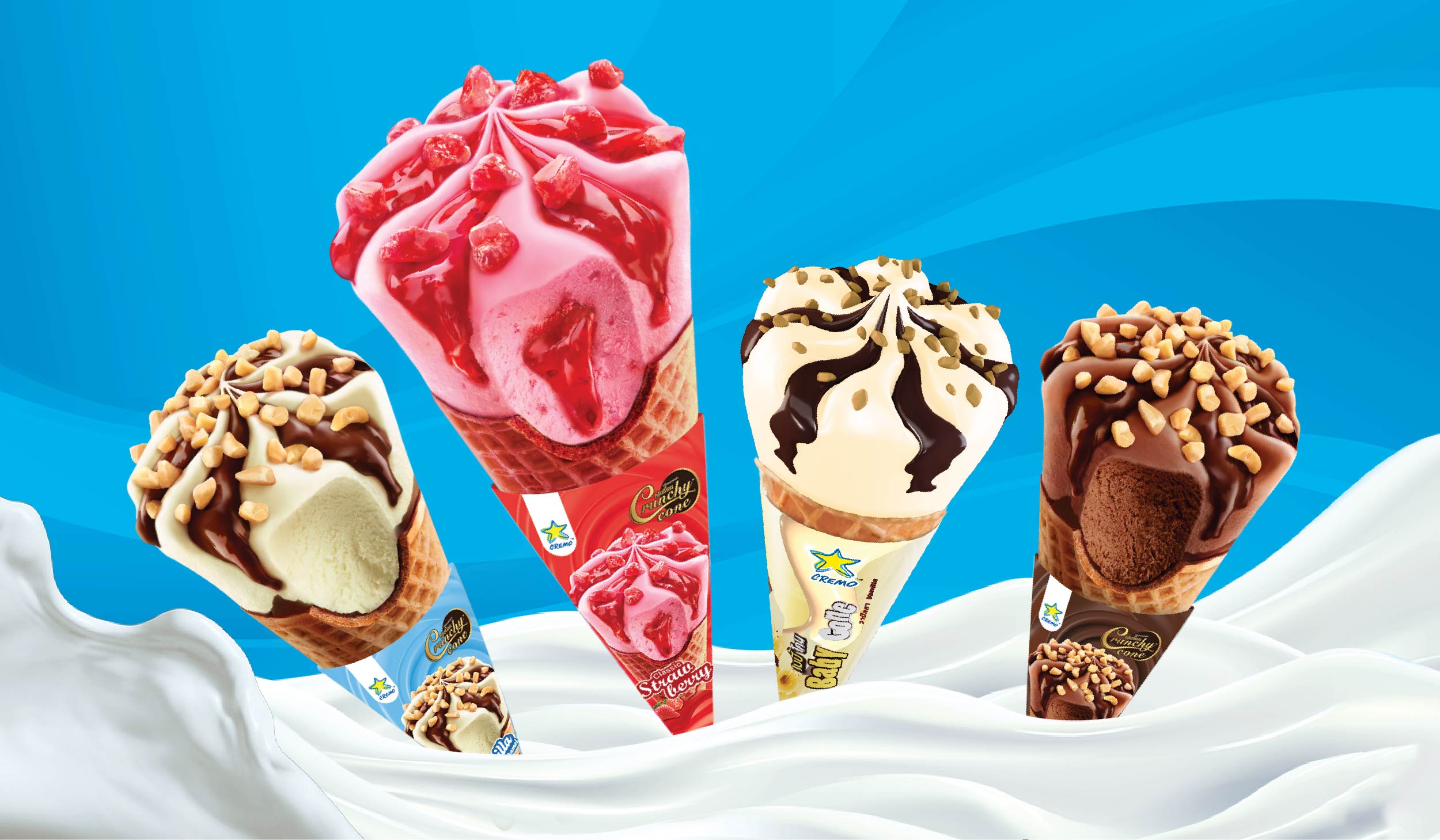 Tổng hợp 7 vị kem Cremo Thái Lan thơm ngon, ăn là ghiền